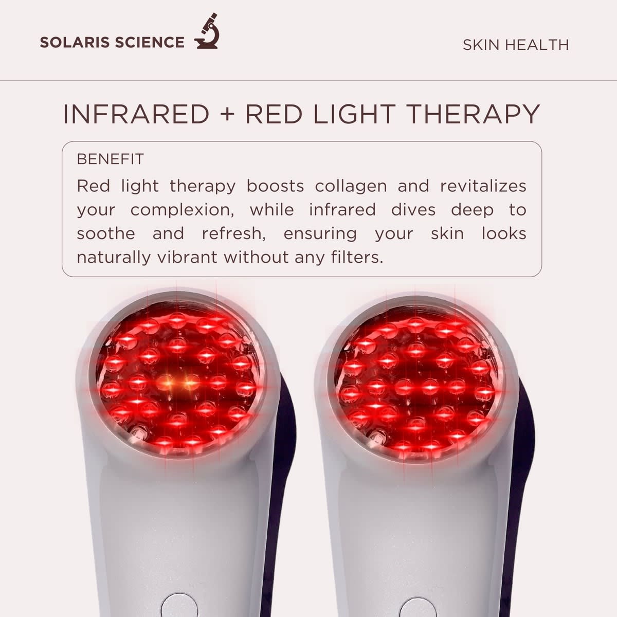 Visispec Handheld IR + Led Light Therapy Massager